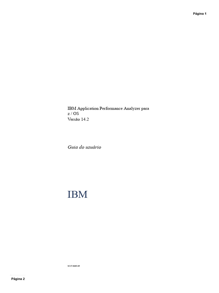 Guia Do Usuário Do Application Performance Analyzer para Z - OS | PDF ...