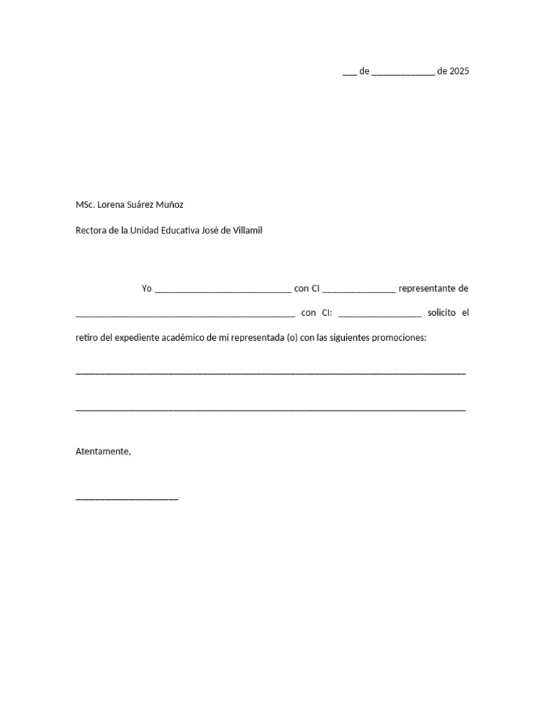 Formato Retiro Documentos | PDF