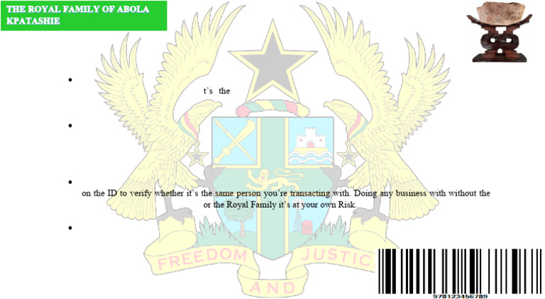 Abola Royal Family Card Terms & Conditions | PDF