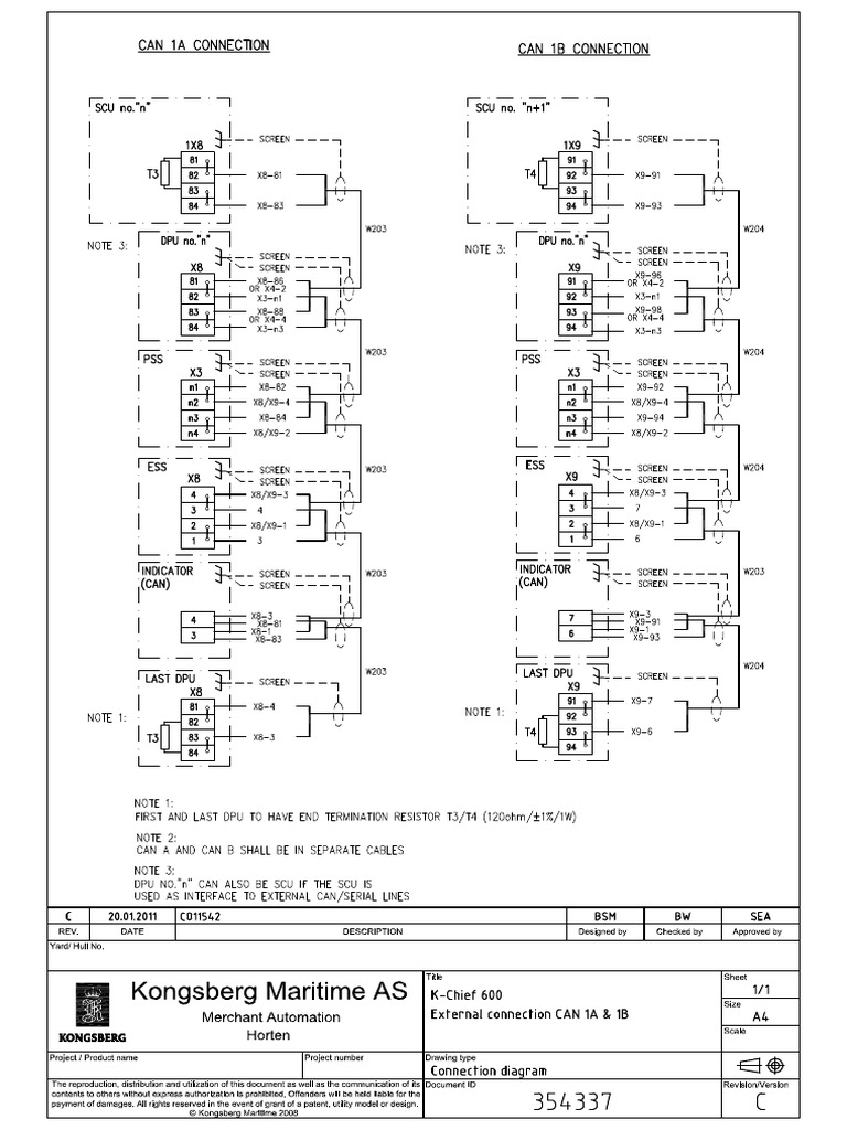 MJ-WH-037 K-Chief 600 External Connection CAN 1A &1B | PDF