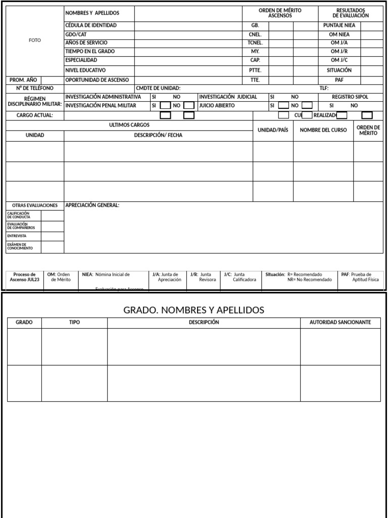 006 Ficha Nueva | PDF