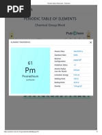 PubChem Periodic Table Overview | PDF | Chemical Elements | Atoms