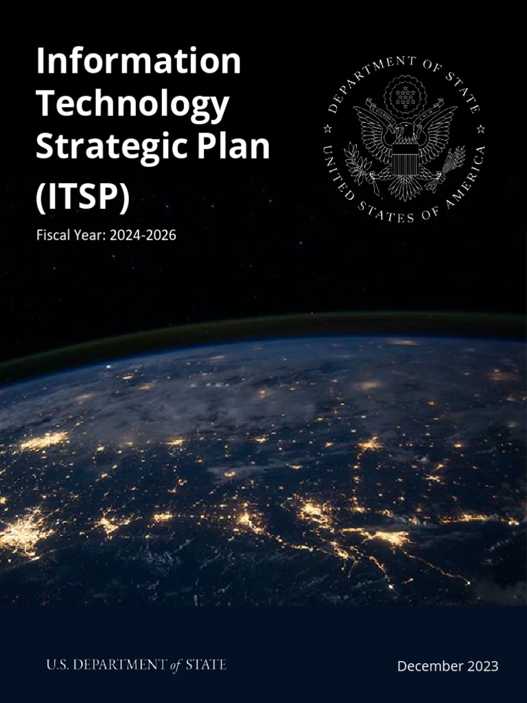 FY 2024 2026 IT Strategic Plan | PDF | Computer Security | Security