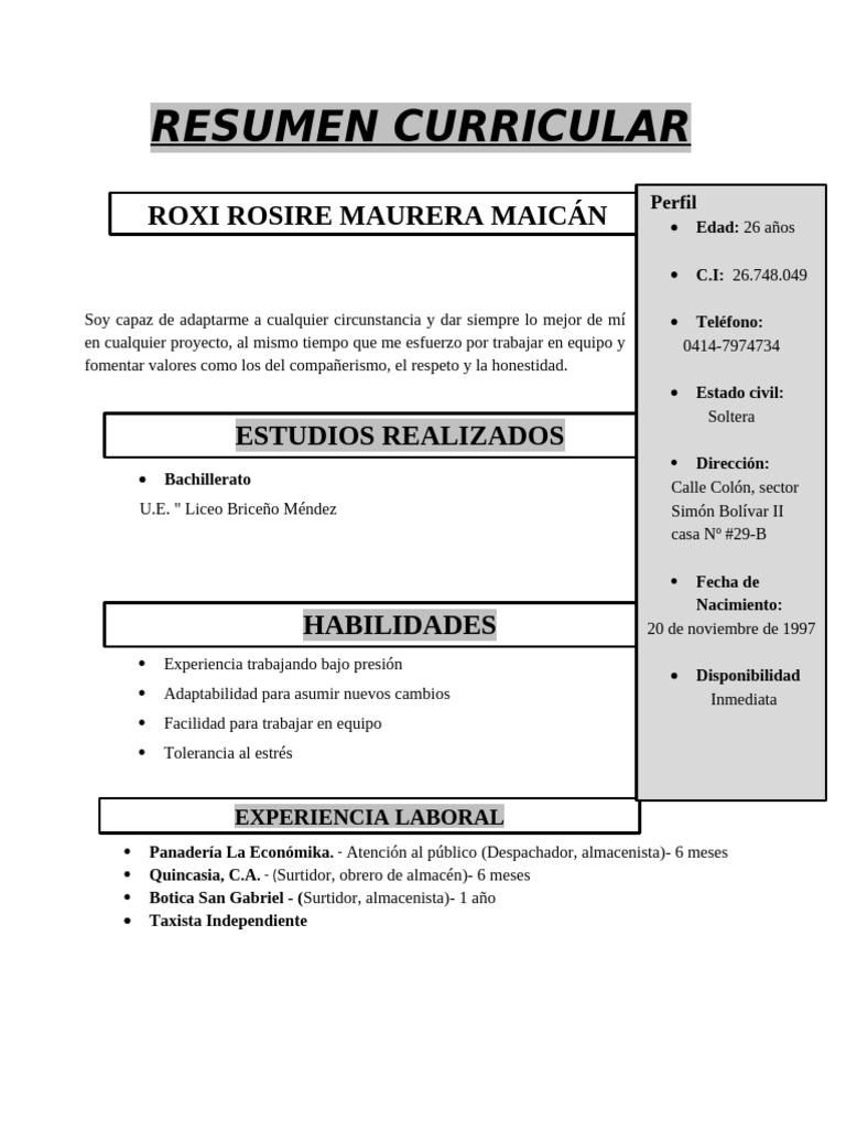Roxi Maurera | PDF