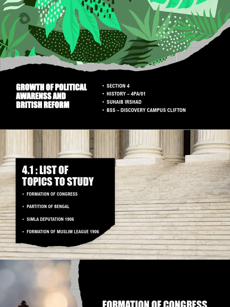 Political Awareness and British Reform | PDF | British Raj | Partition ...