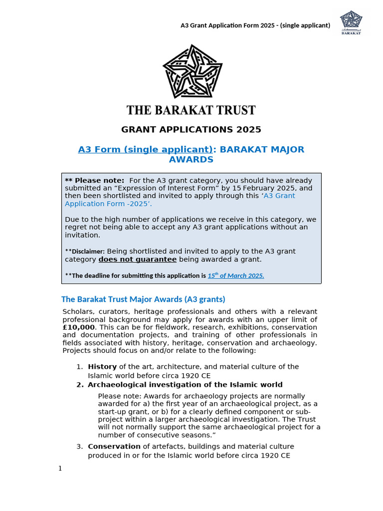 BTform A3 2025 Single Applicant Protected | PDF