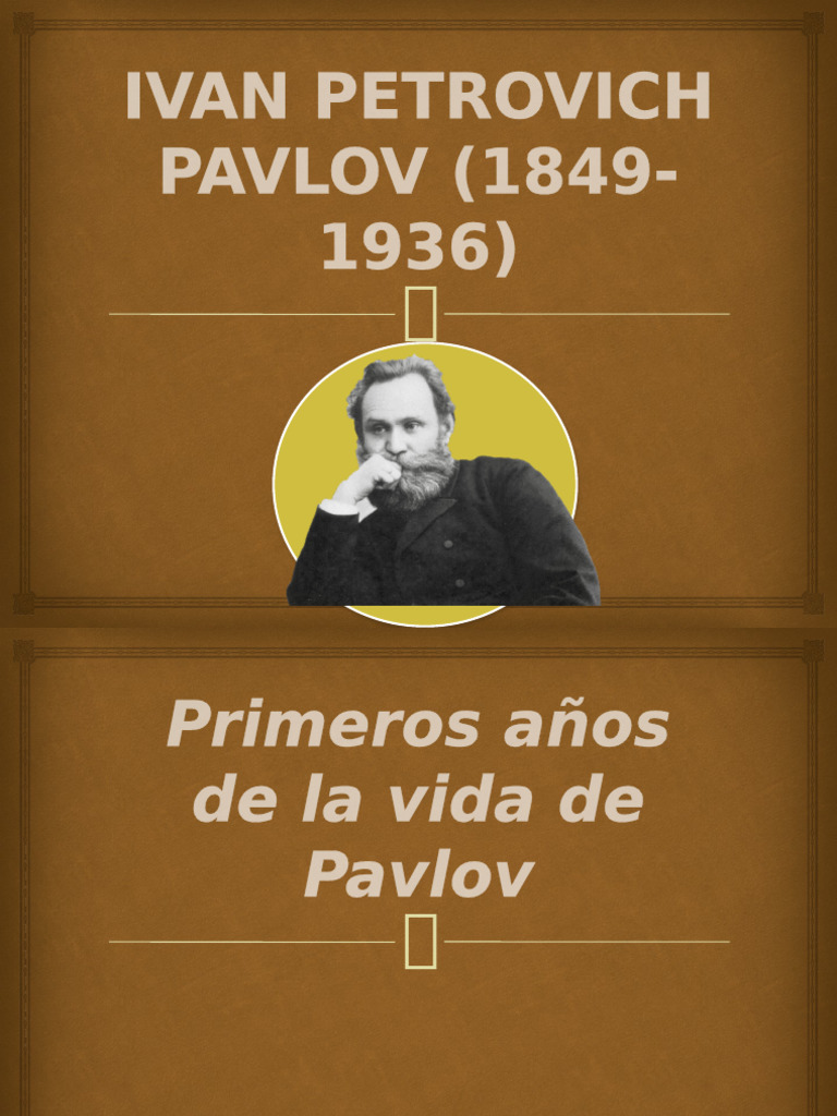 IVAN-PETROVICH-PAVLOV-1849-1936 | PDF | Estómago | Condicionamiento clásico