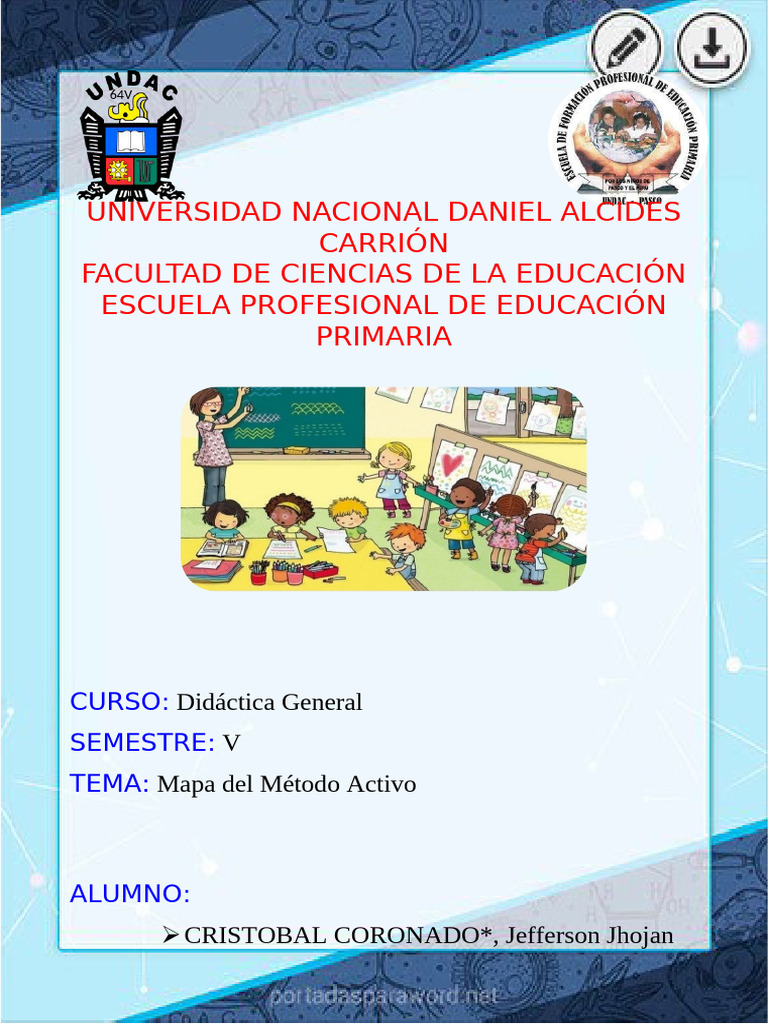 Mapa del Método Activo en Educación | PDF