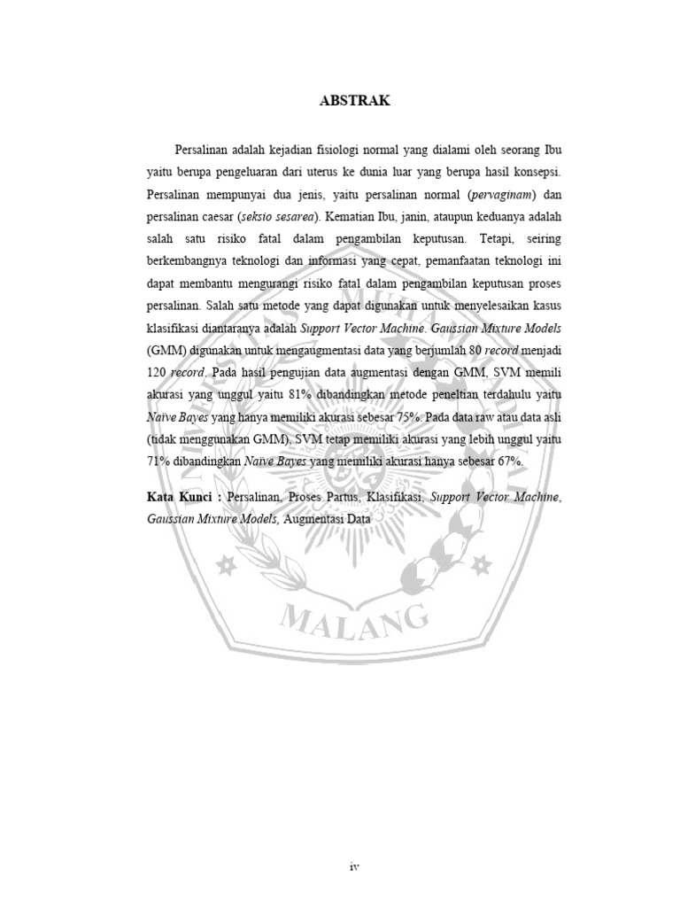 Abstrak skripsi | PDF