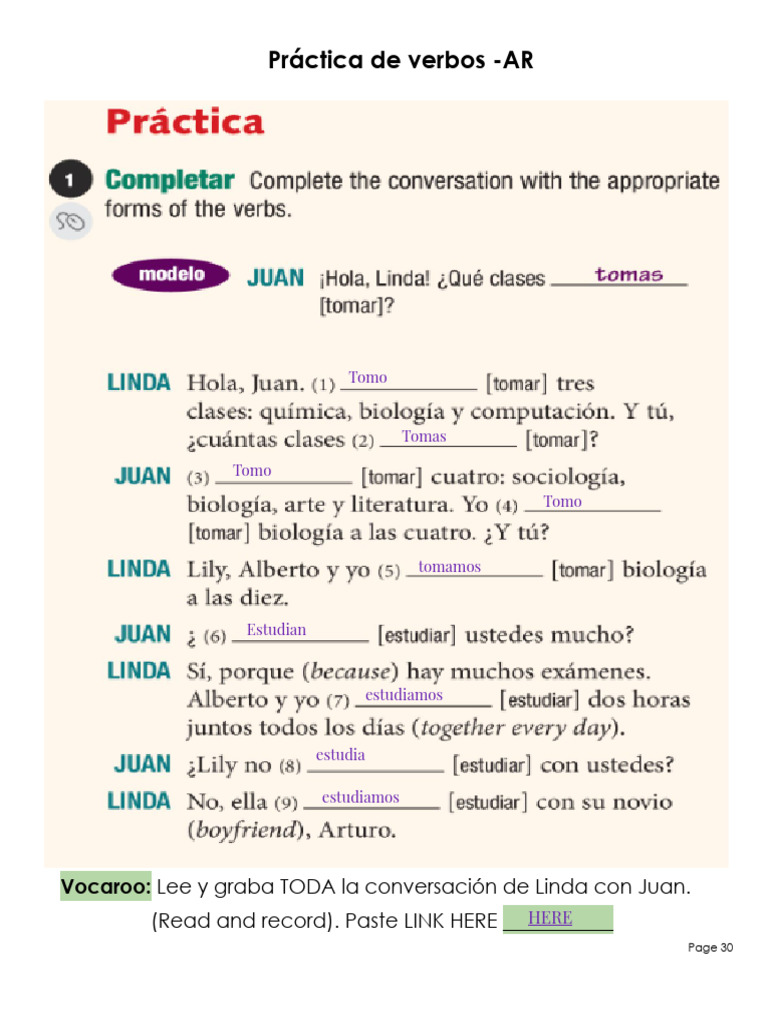 Kami Export - Copy of Práctica de Verbos - Ar - Ellie Boyd | PDF