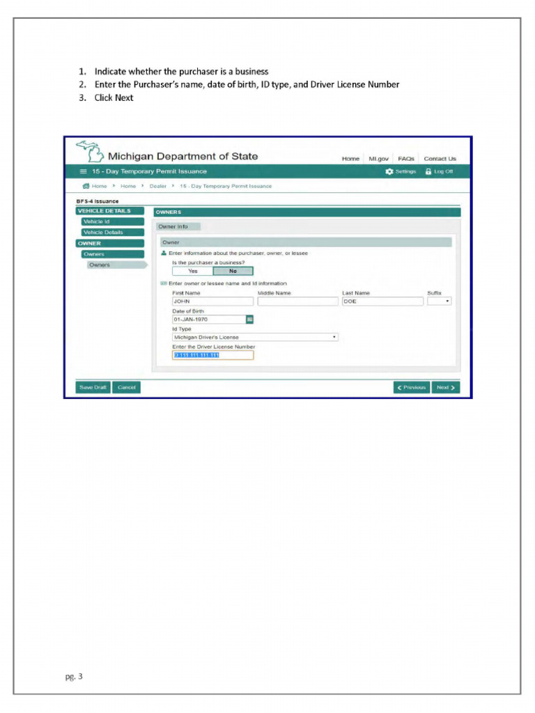 Issuing - A - BFS4 MICHIGAN TEMP - Page - 033 | PDF