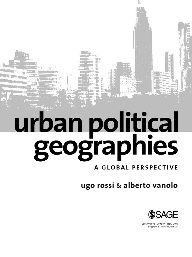 Urban Political Geographies A Global Perspective (Ugo Rossi, Alberto ...