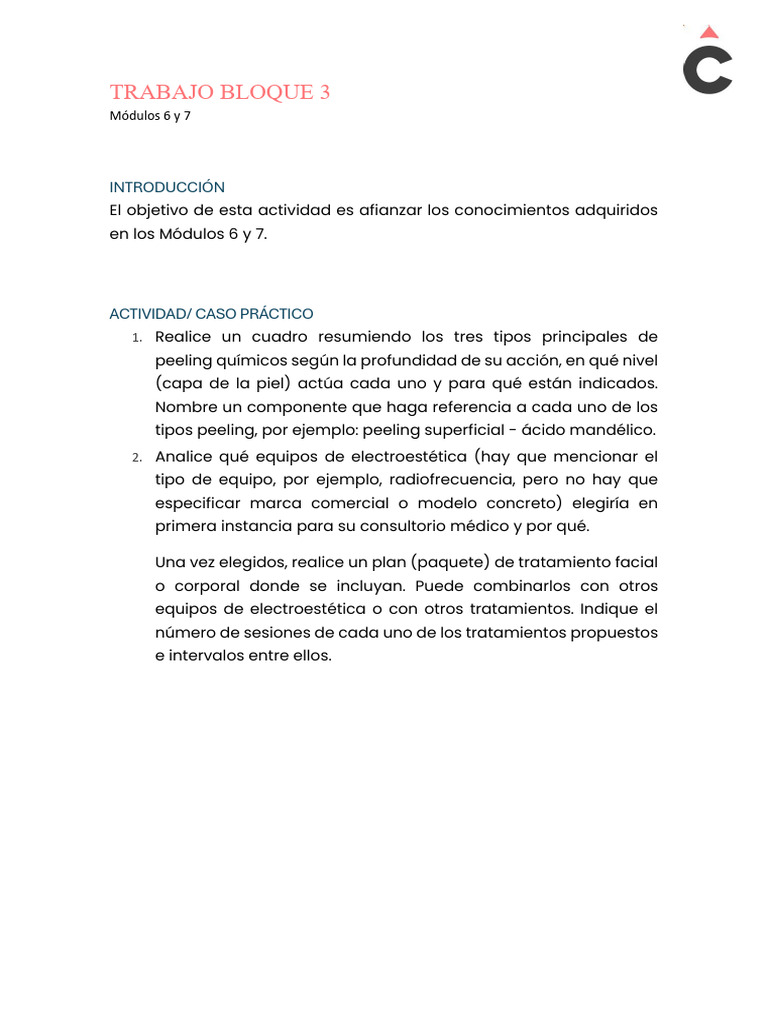 Actividades Fin de Módulo - Bloque 3 | PDF
