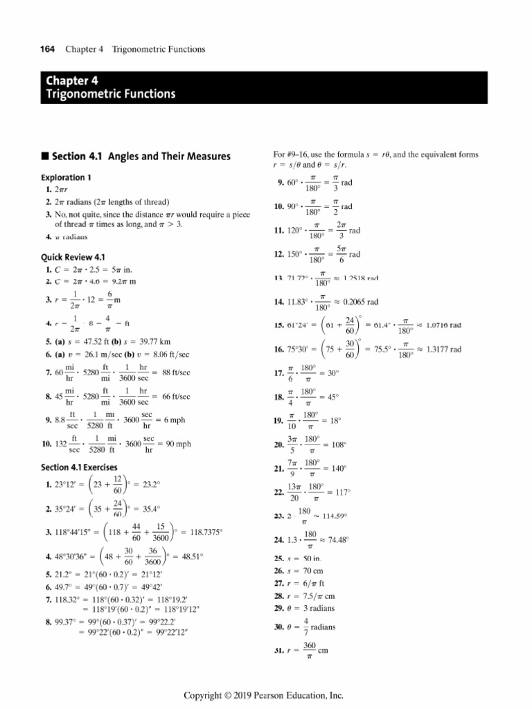 Chapter 4 Answers | PDF
