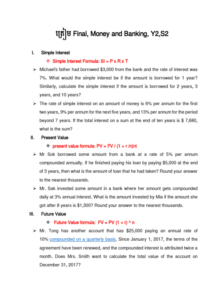 Final With Formular | PDF