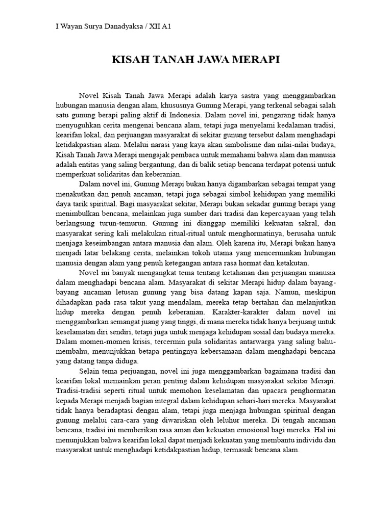 KISAH TANAH JAWA MERAPI | PDF