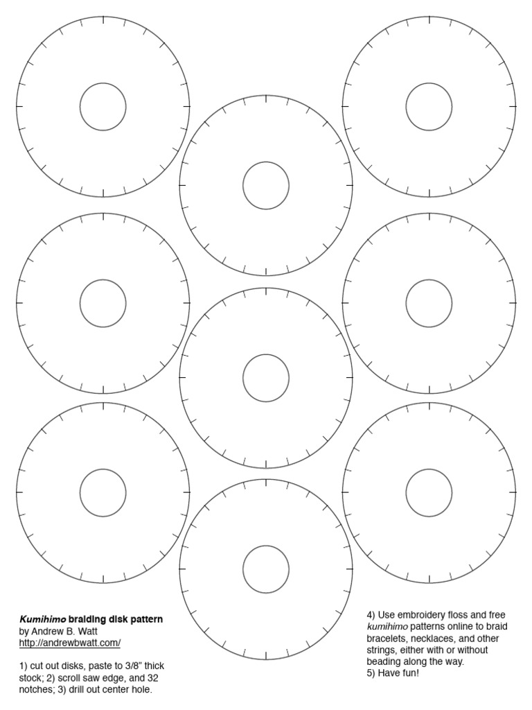 Kumihimo Disk | PDF