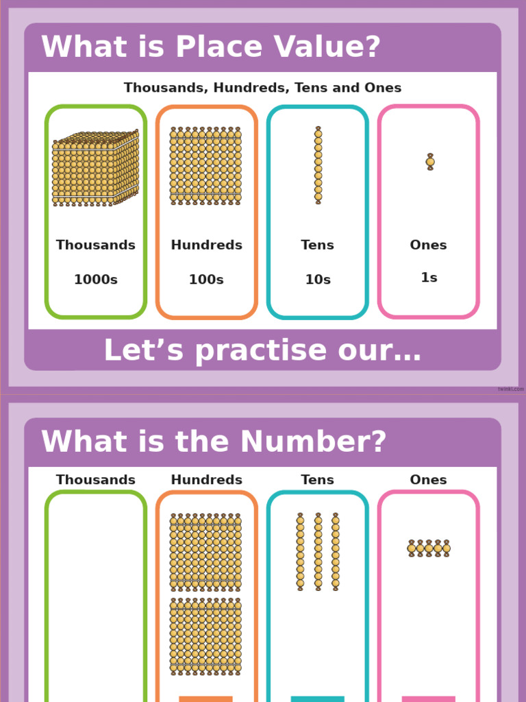 Numbers Till Thousands | PDF