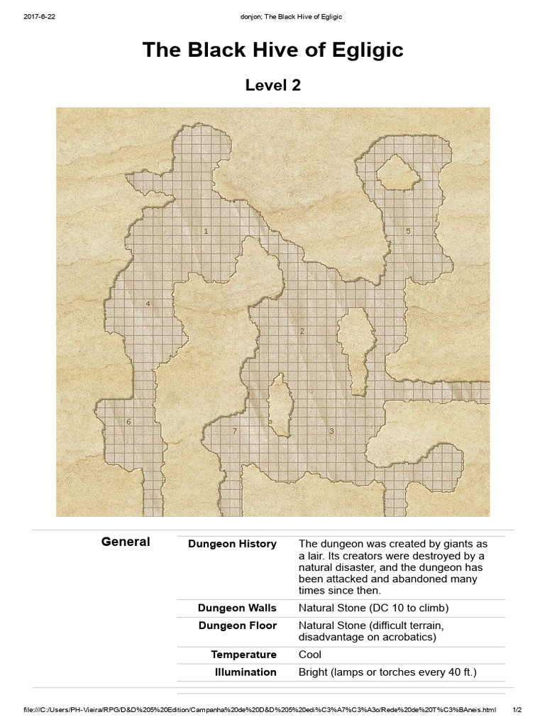 The Black Hive of Egligic Dungeon Guide | PDF