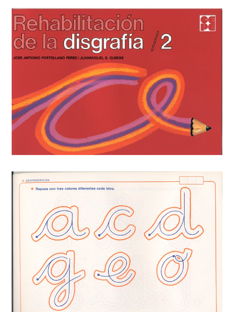 CUADERNILLO DE DISGRAFIA | PDF