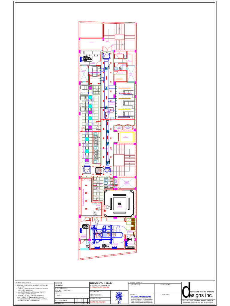 Hospital Second Floor Plan Layout | PDF | Civil Engineering | Building Technology