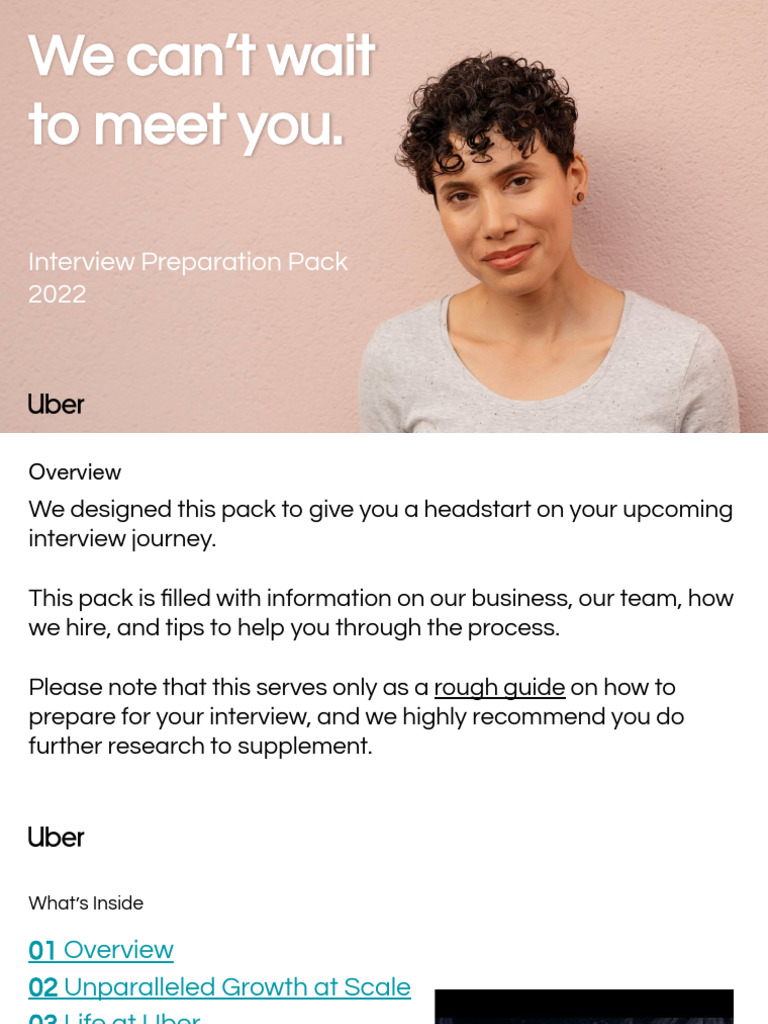 Uber Candidate Prep Pack - Updated 2022 (LATAM) | PDF