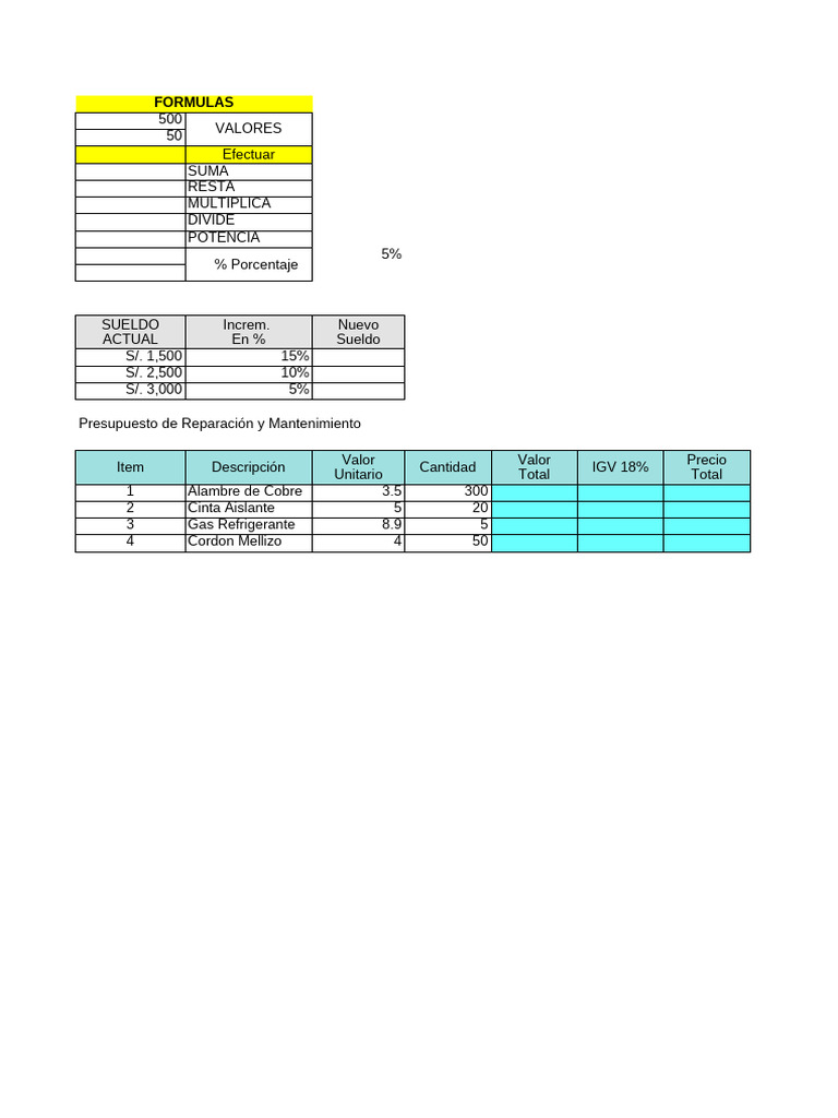 Clase Formulas2 | PDF