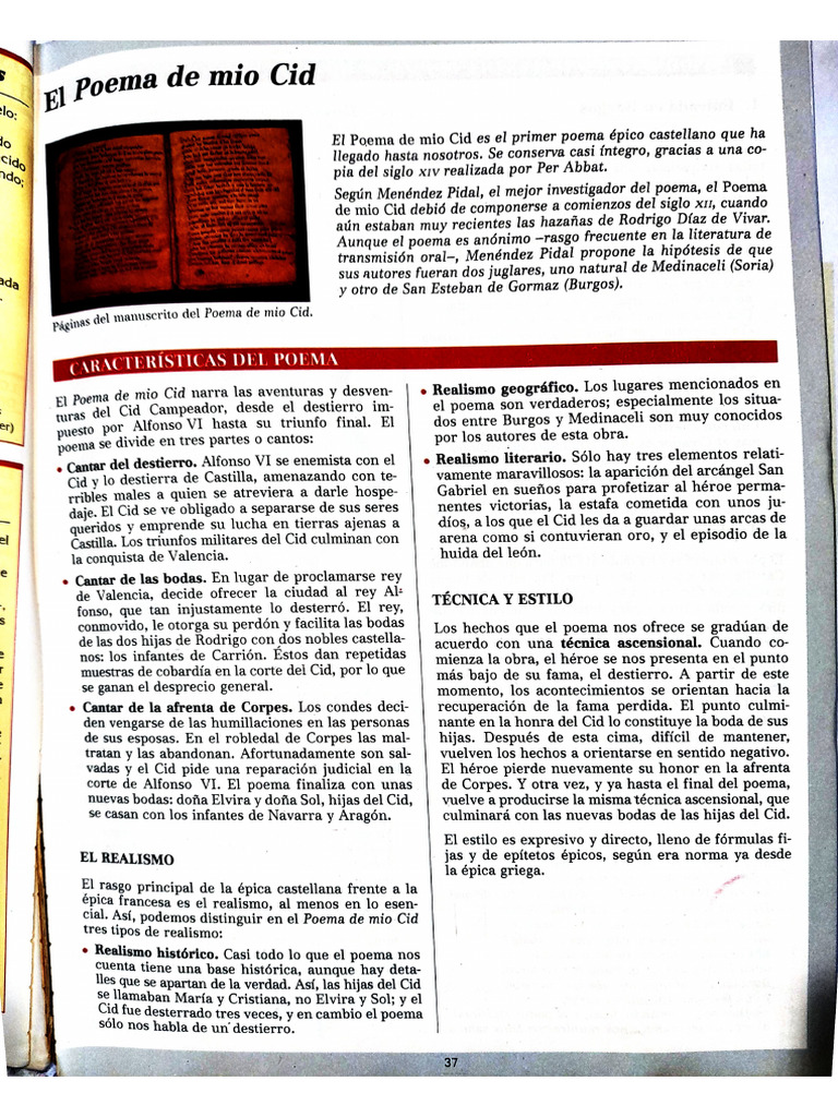 Analisis El Cid. | PDF