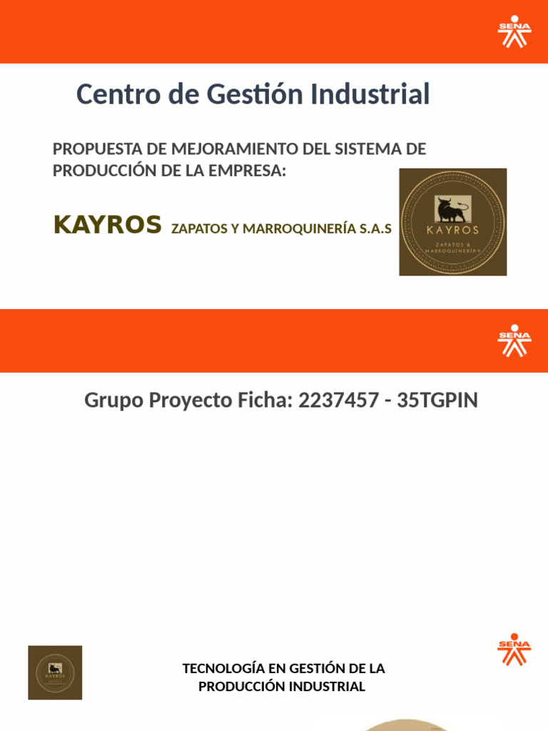 35tgpinplantilla Presentación Proyectos-G4 | PDF | Calzado | Cuero