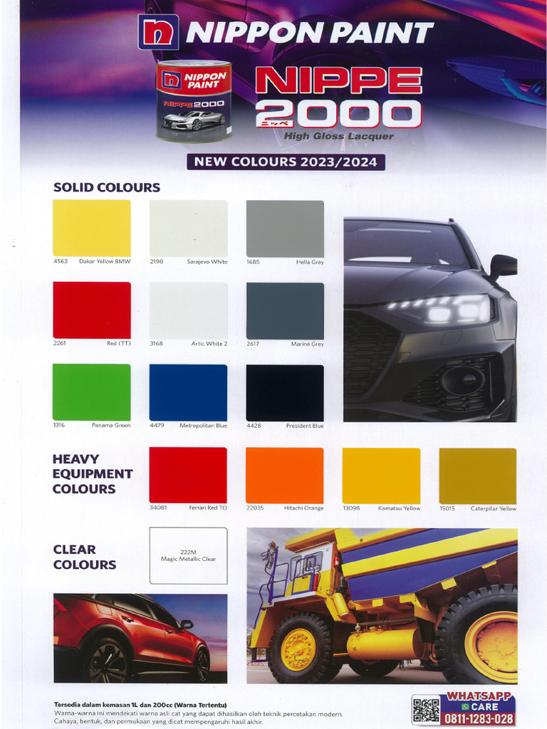 Nippon Catalogue Color Paint - Nippe 2000 Katalog 2023 | PDF