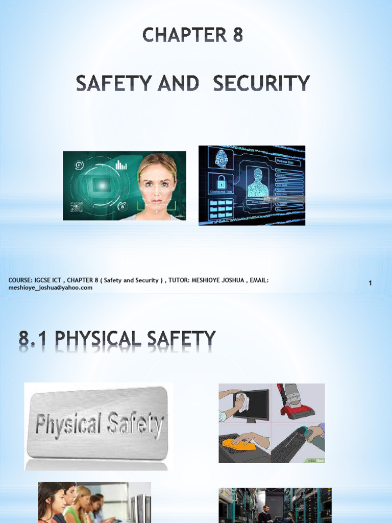 Igcse Ict CHPT 8 Safety and Security | PDF | Phishing | World Wide Web