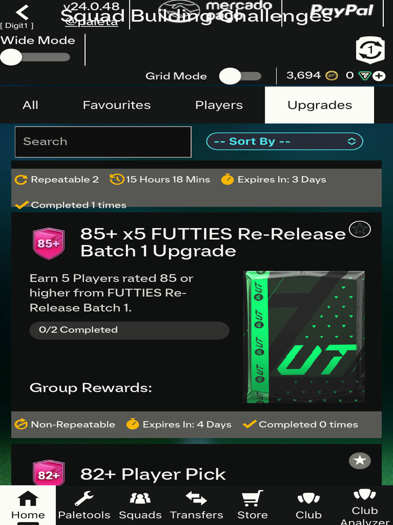 FC Ultimate Team Web App - EA SPORTS Official Site | PDF