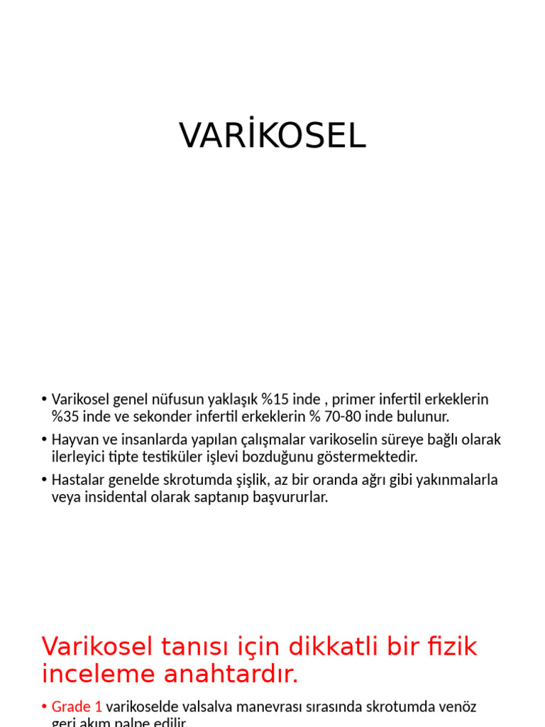 VARİKOSEL | PDF