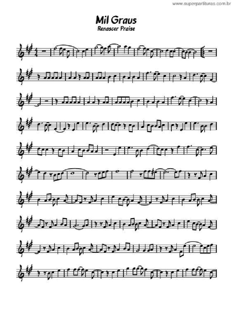 Mil Graus - Violino | PDF