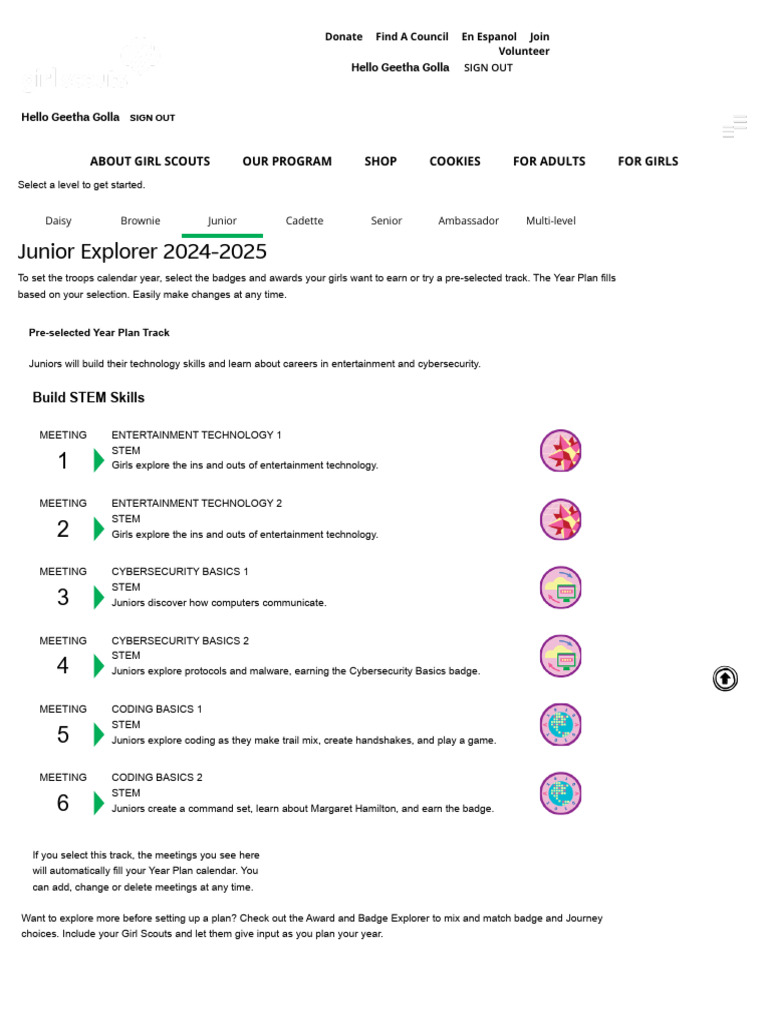 Girl Scouts - Build Stem Skills | PDF | Computing | Scouting And Guiding