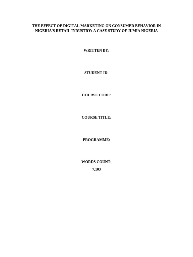 Digital Marketing Dissertation | PDF | Coefficient Of Determination ...