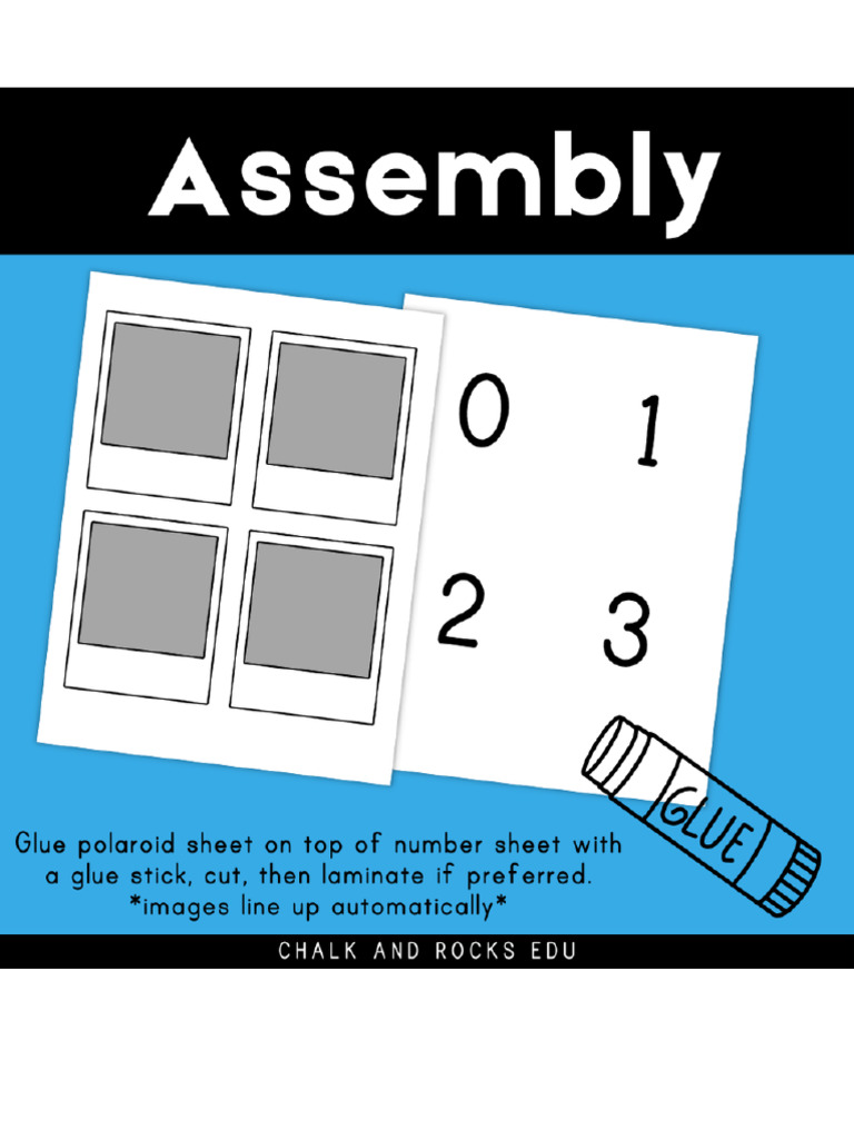 MAGICPOLAROIDNUMBERREVEALNumbers09JustAddLight 1 | PDF