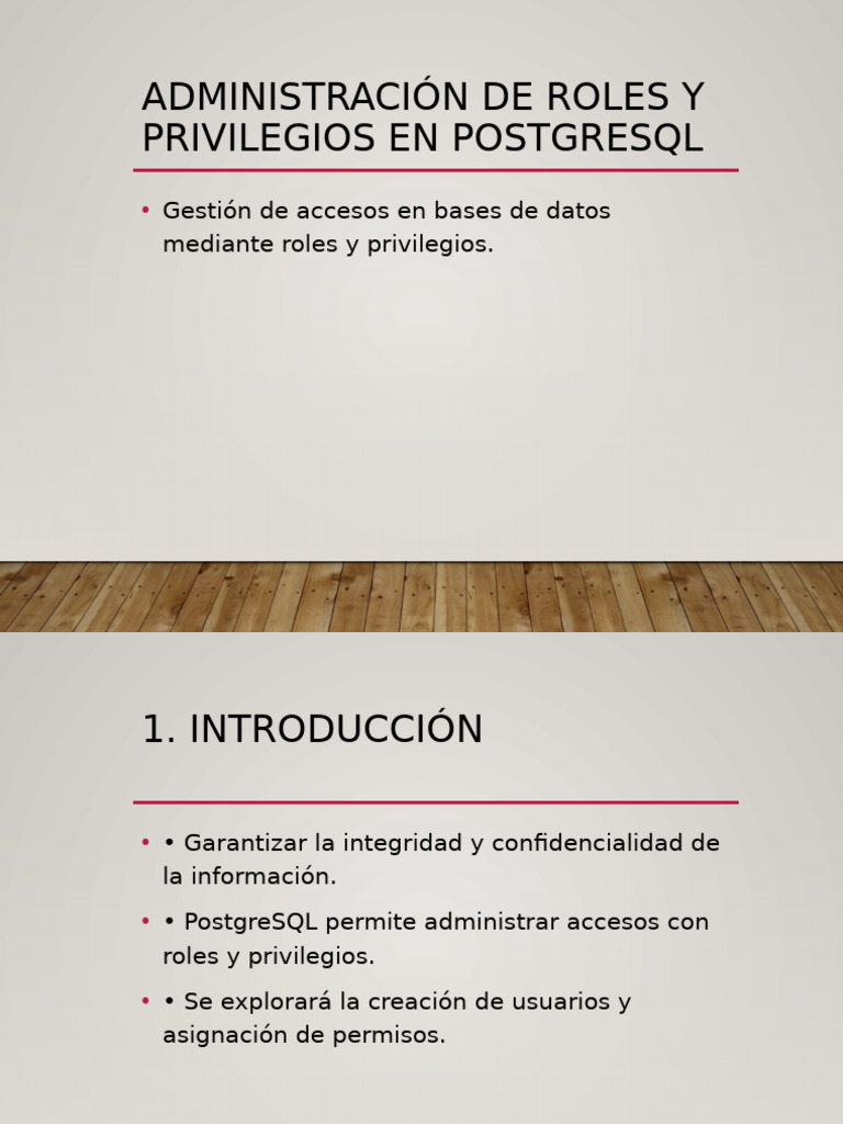 Seguridad PostgreSQL | PDF