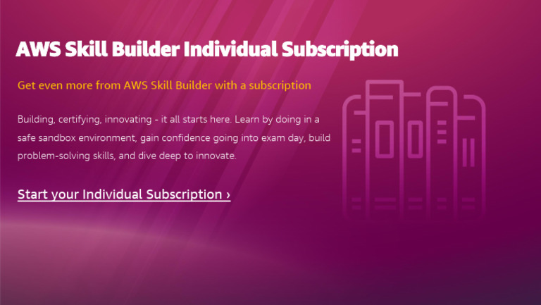 AWS Skill Builder Individual Subscription | PDF