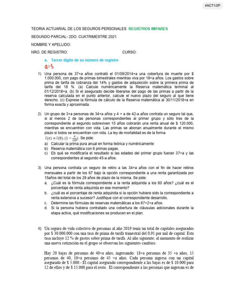 2021 2C Ma Vi Parcial Impares | PDF | Economias