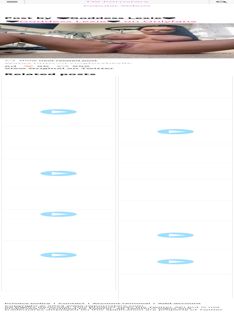 TW Pornstars - ?Goddess Lexie?. Twitter. Wataa. 412 PM - 4 Dec 2024 | PDF