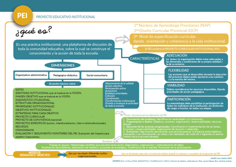 Esquema Del Pei | PDF | Plan de estudios | Aprendizaje
