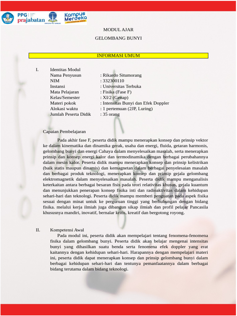 MODUL AJAR CRT | PDF