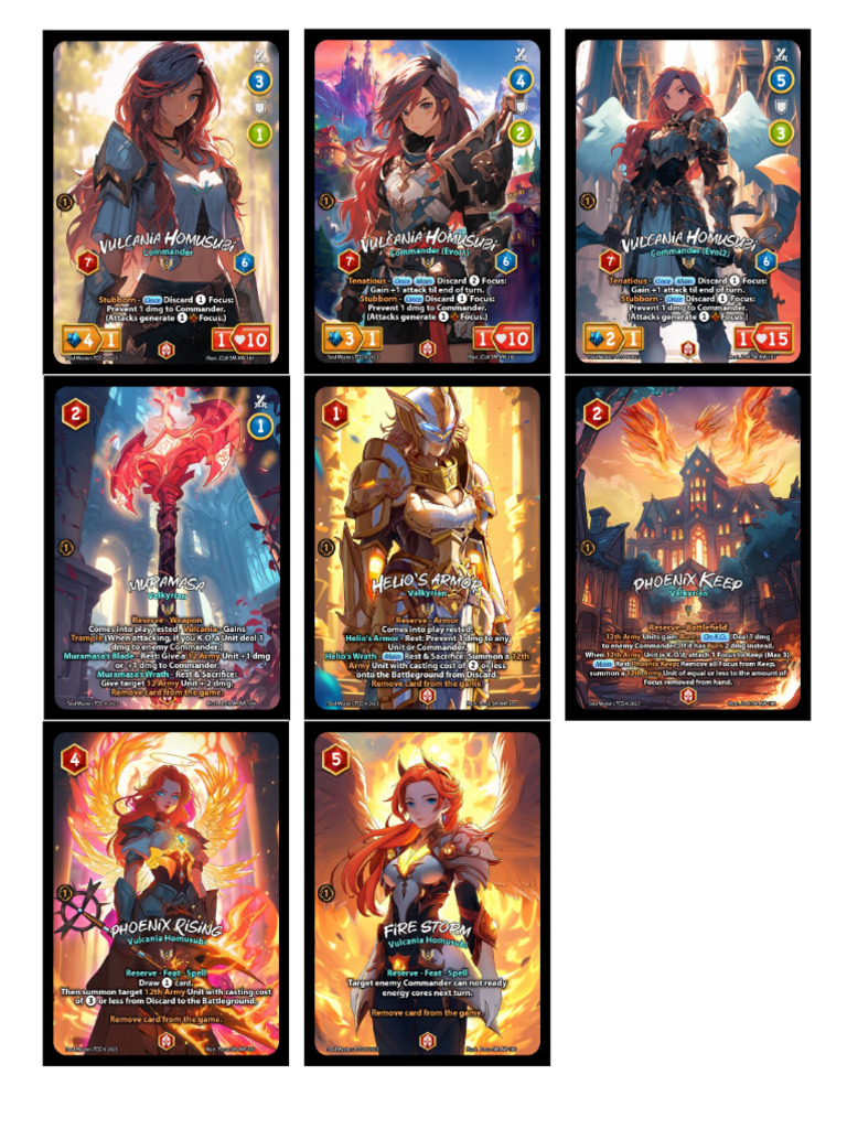Vulcania Homusubi Test Cards - v3 - 4 | PDF