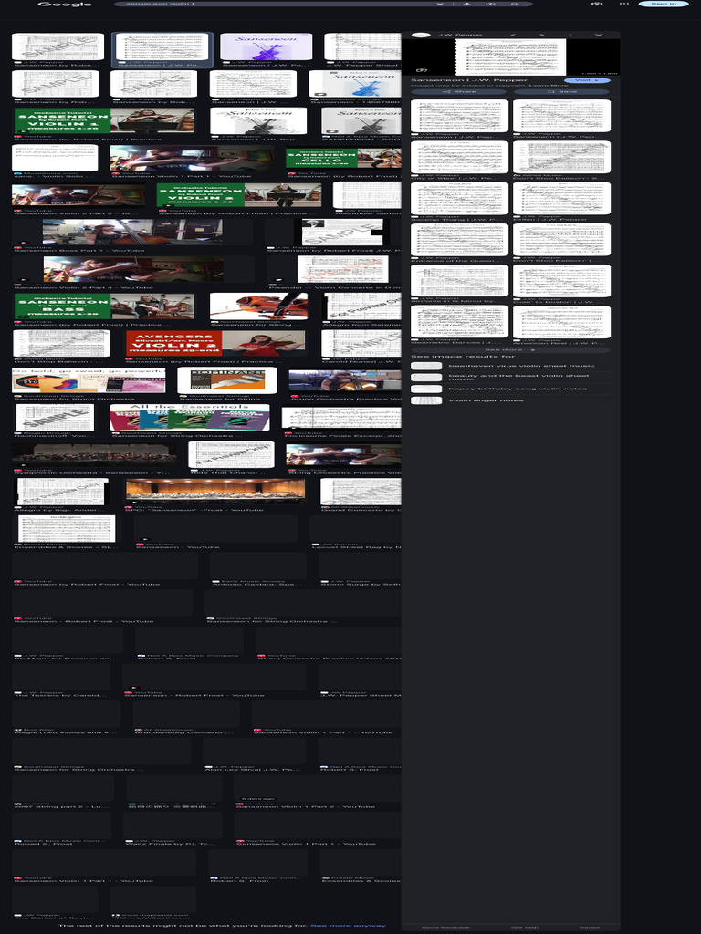 Sanseneon Violin 1 - Google Search | PDF | Orchestras | Performing Arts ...