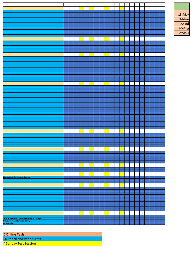 2024 Intake dates and venues | PDF