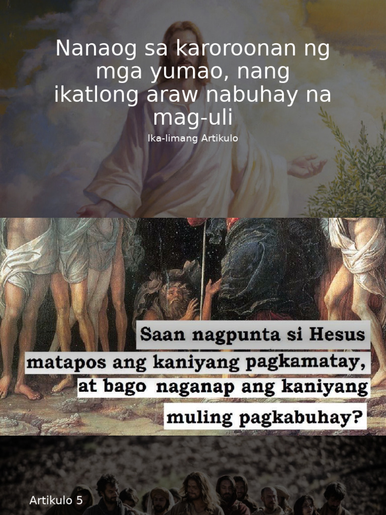Nanaog Sa Karoroonan NG Mga Yumao J Nang | PDF