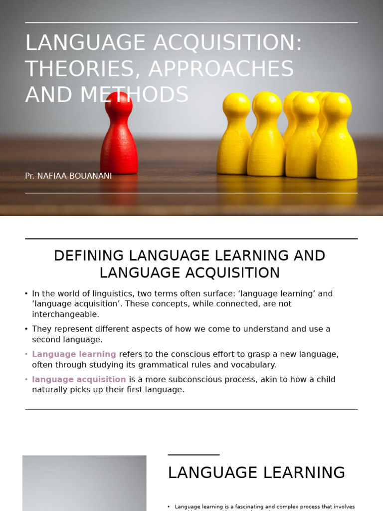Language Acquisition vs. Learning Explained | PDF | Language ...