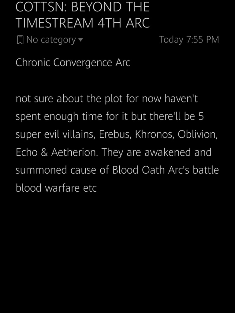 Chronic Convergence Arc, 4TH Arc | PDF