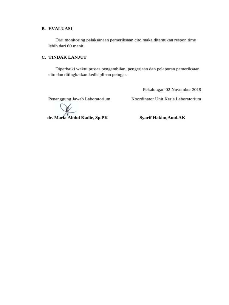 EVALUASI (Autosaved) | PDF